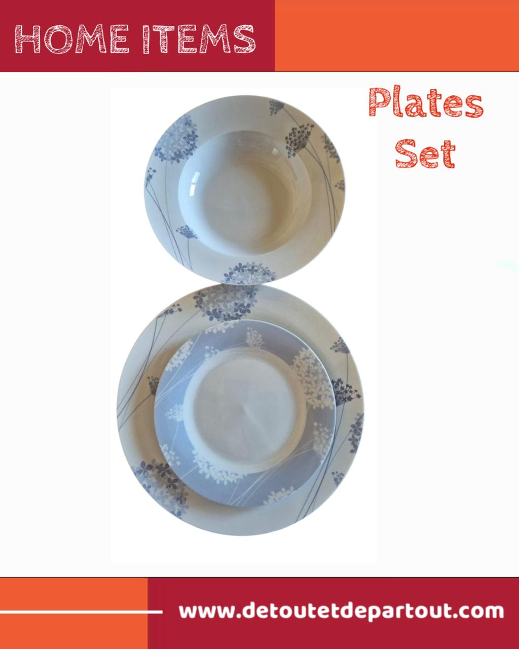 Plates Set – DE TOUT ET DE PARTOUT